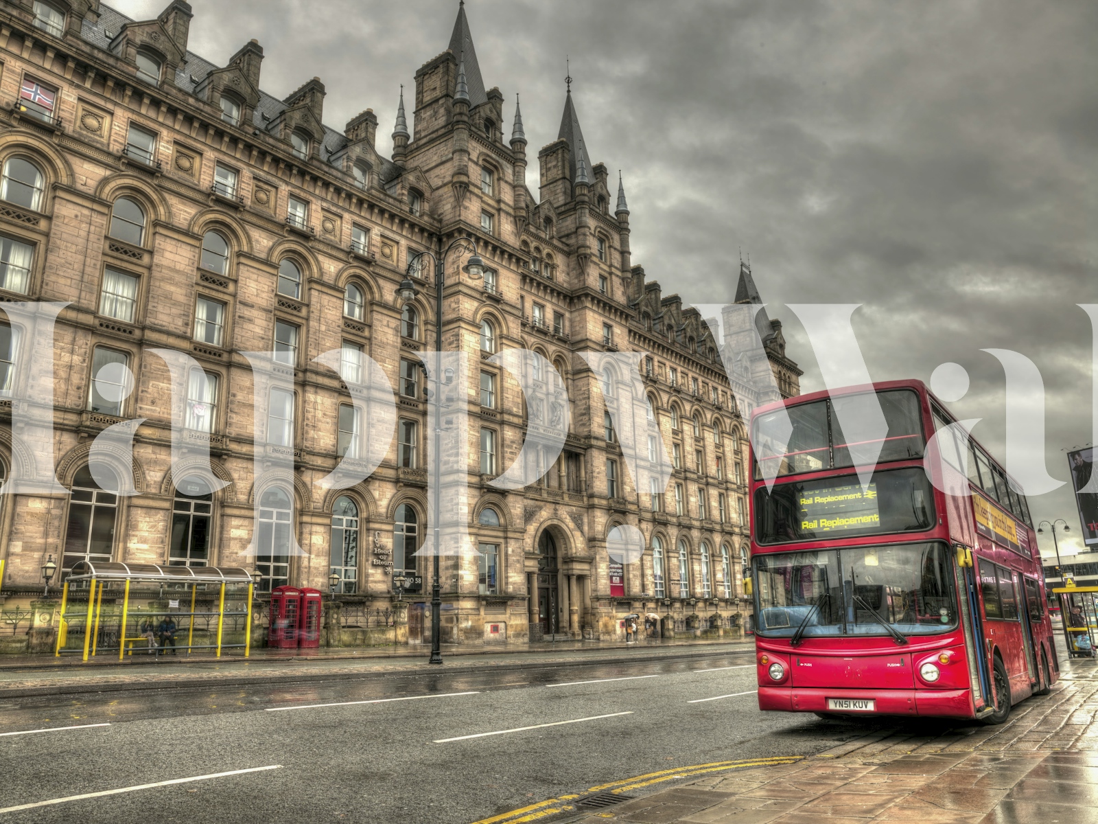 Red Bus Wallpaper - Happywall.com