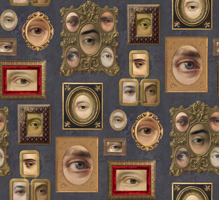 Single Eyes Victorian Portraits Wallpaper | happywall.com