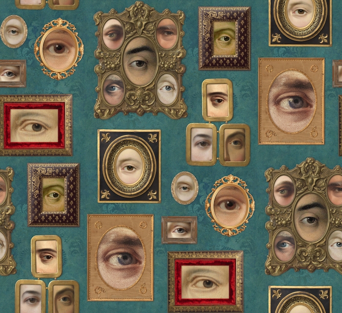 Single Eyes Victorian Portraits Wallpaper | happywall.com