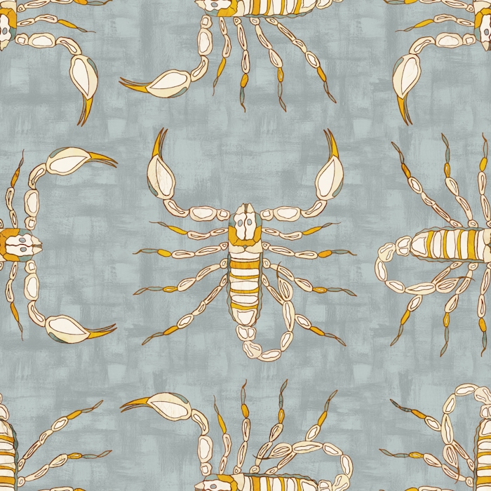 Hand-drawn Scorpions Pattern wallpaper | Happywall