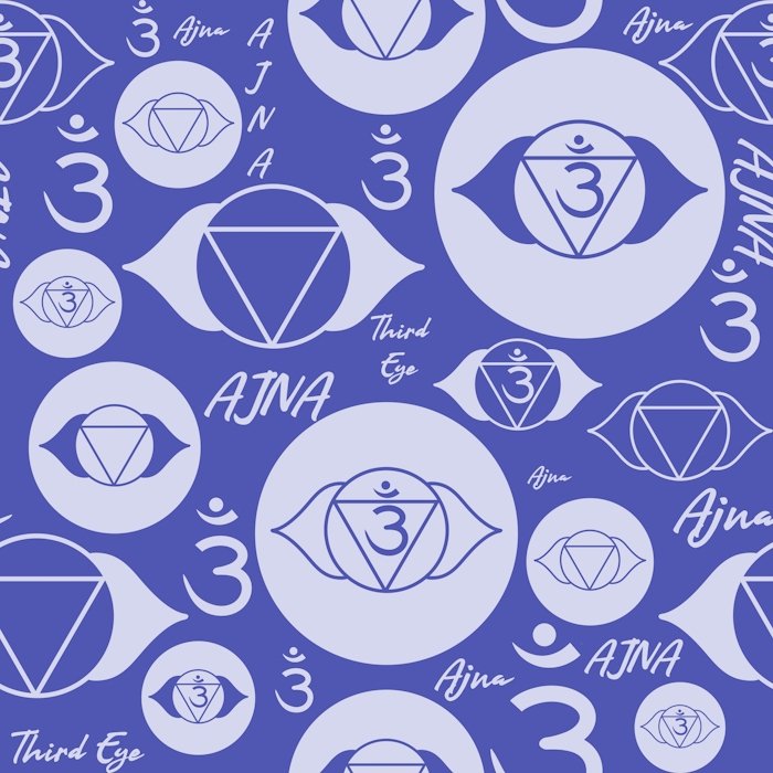Ajna Third Eye Pattern Wallpaper | happywall.com