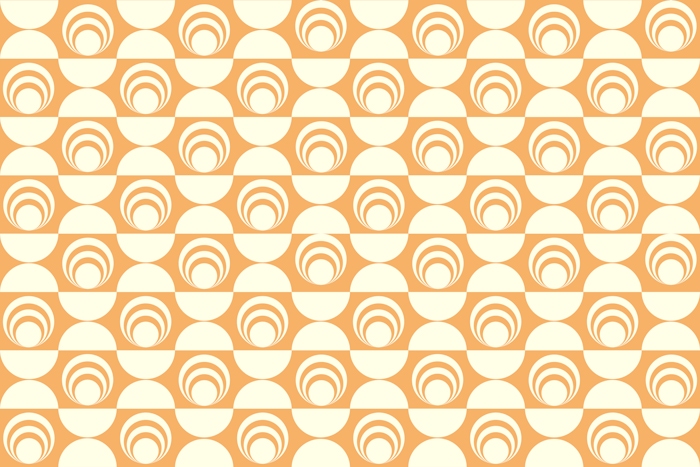 Sunny Retro Shapes Wallpaper | happywall.com