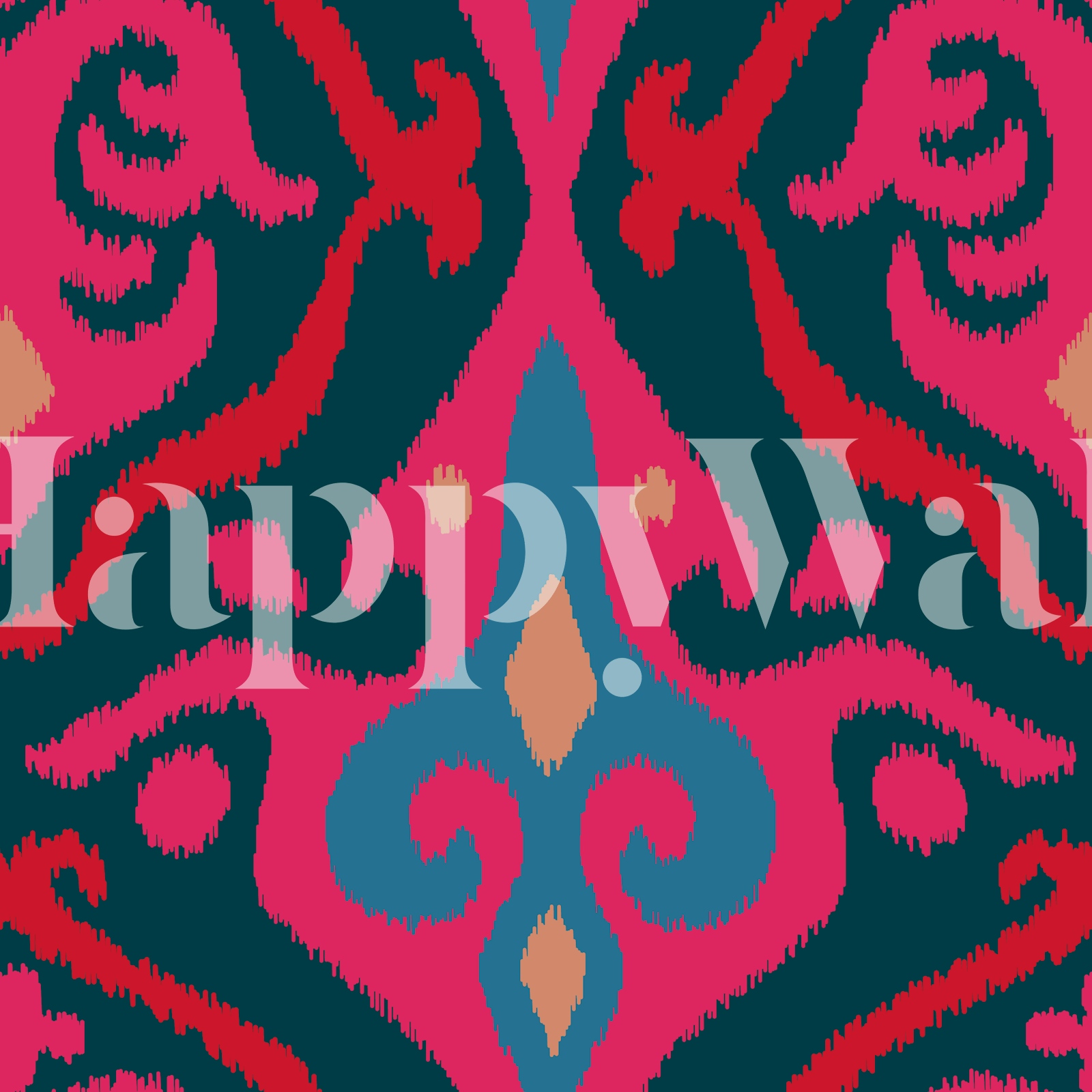Java Boho Ikat Woven Texture Wallpaper | Happywall.com