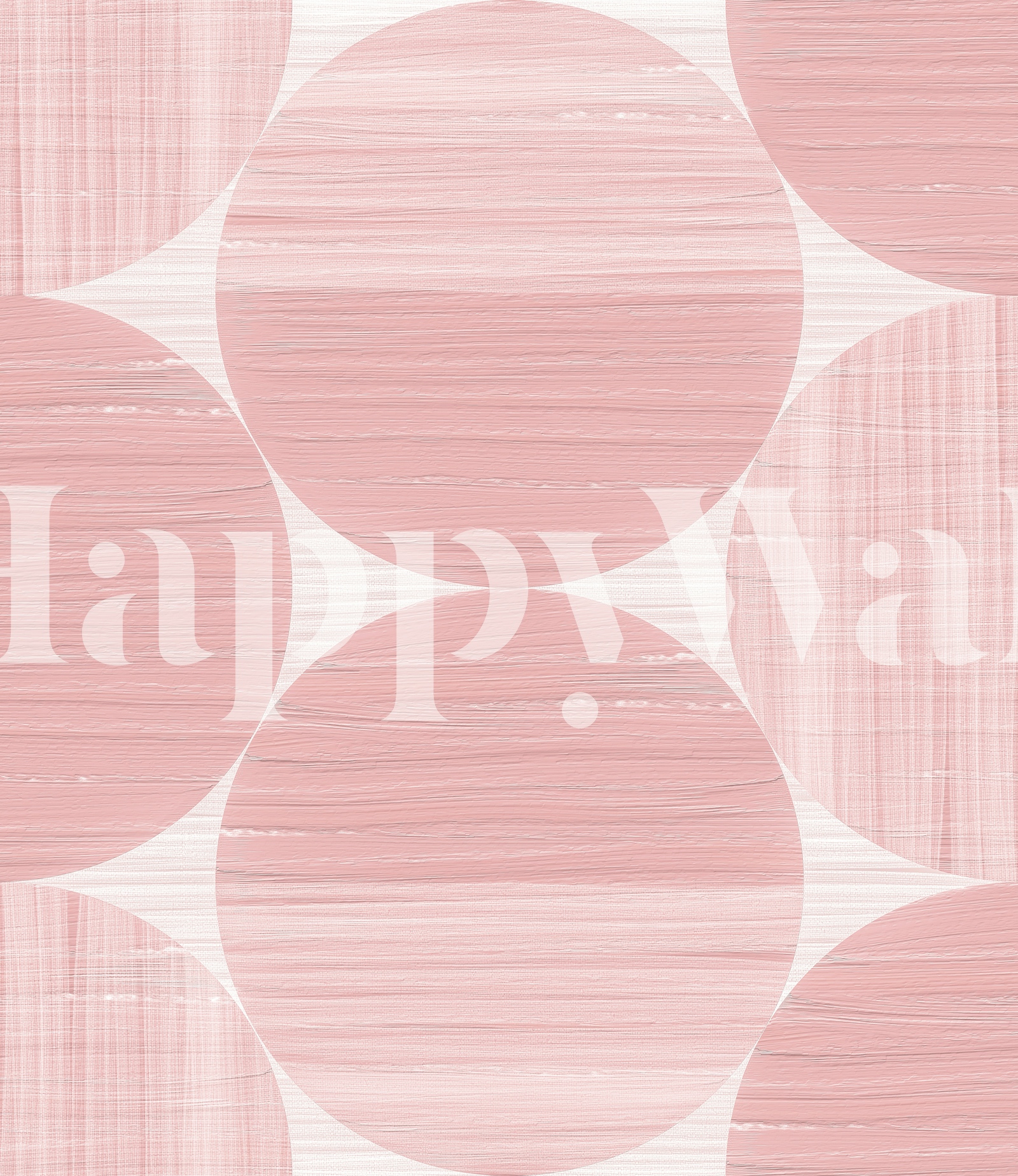 Pink Geometric Circle Wallpaper