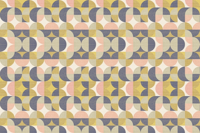 Retro Geometric Pattern Wallpaper | happywall.com