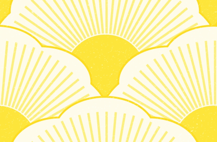 Sunset Tonal Yellow Wallpaper | happywall.com