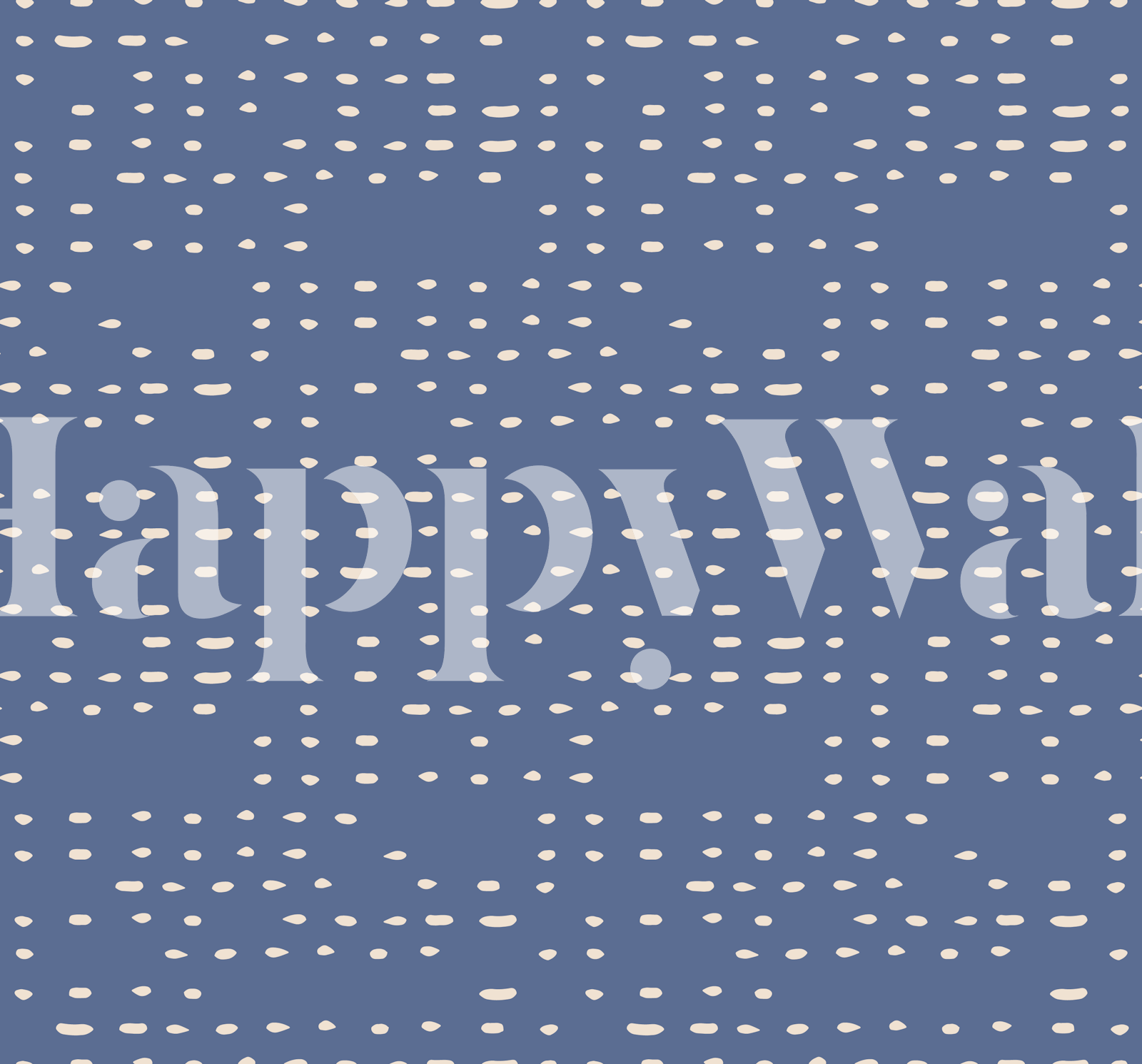 Blue Dashes Nautical Wallpaper for Bedroom