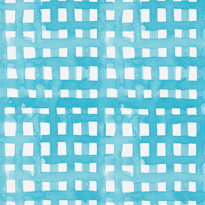 Watercolor Pastel Blue Grid Wallpaper | happywall.com