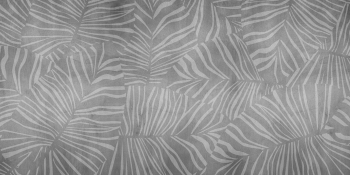 Grey Tropical Leaf Wallpaper for Modern Decor