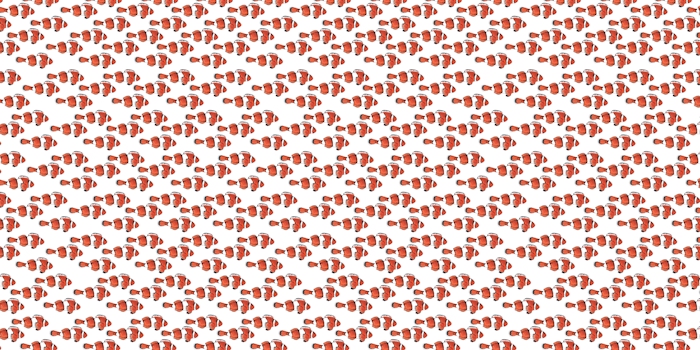 Red Fish Pattern Wallpaper – Fun Ocean Decor