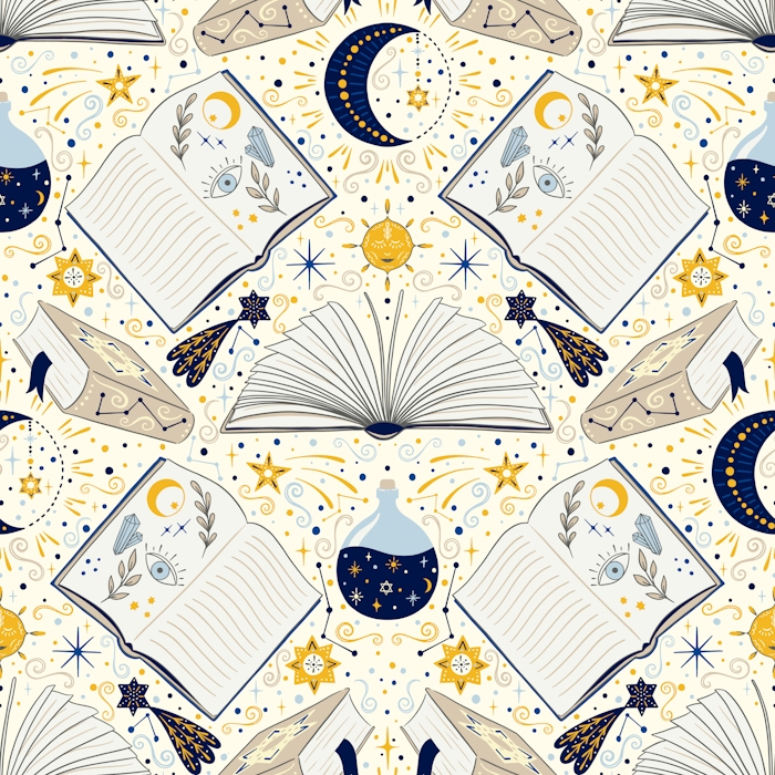 Celestial book bright academia Wallpaper