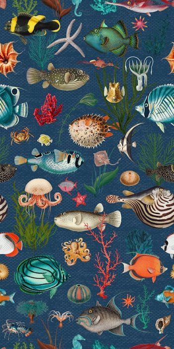 Oceania Pattern Wallpaper | happywall.com
