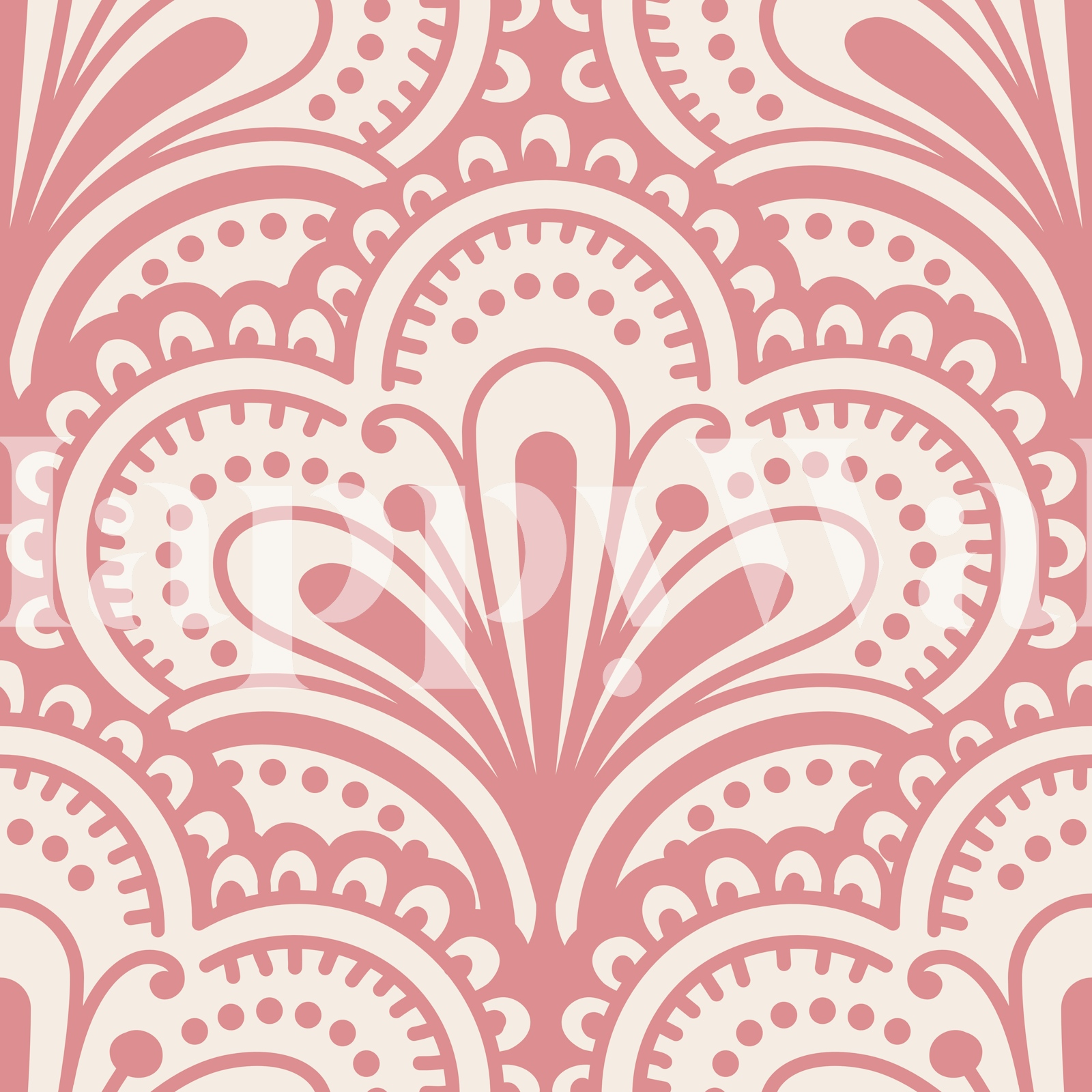 Ornamental Scallops Pattern - Happywall