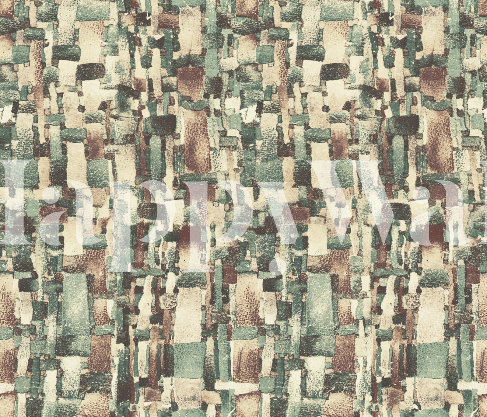Abstract Beige Geometric Wallpaper