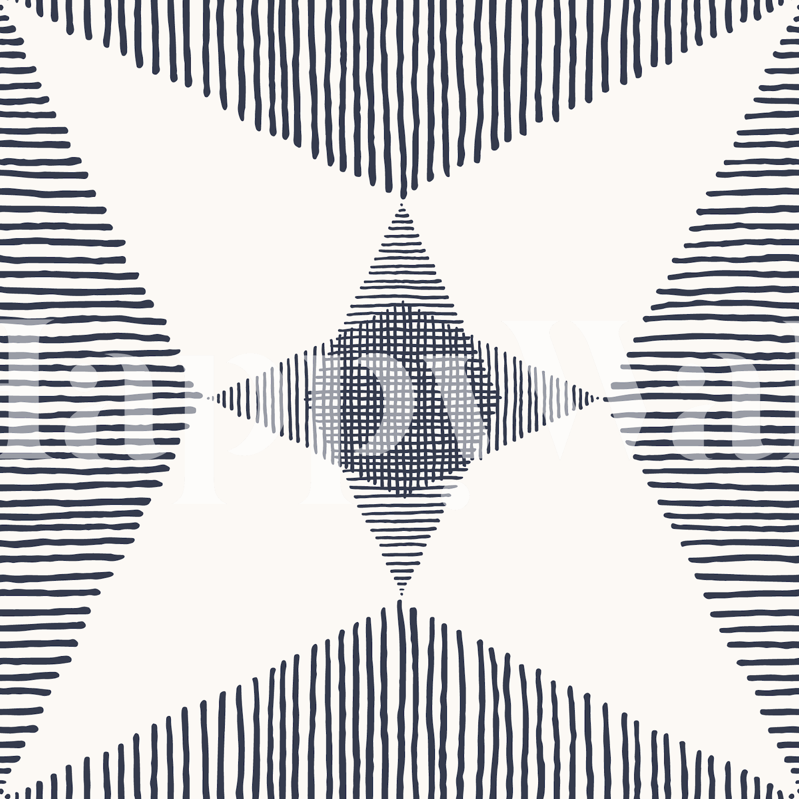 Mid Century Modern Stars Wallpaper - happywall.com