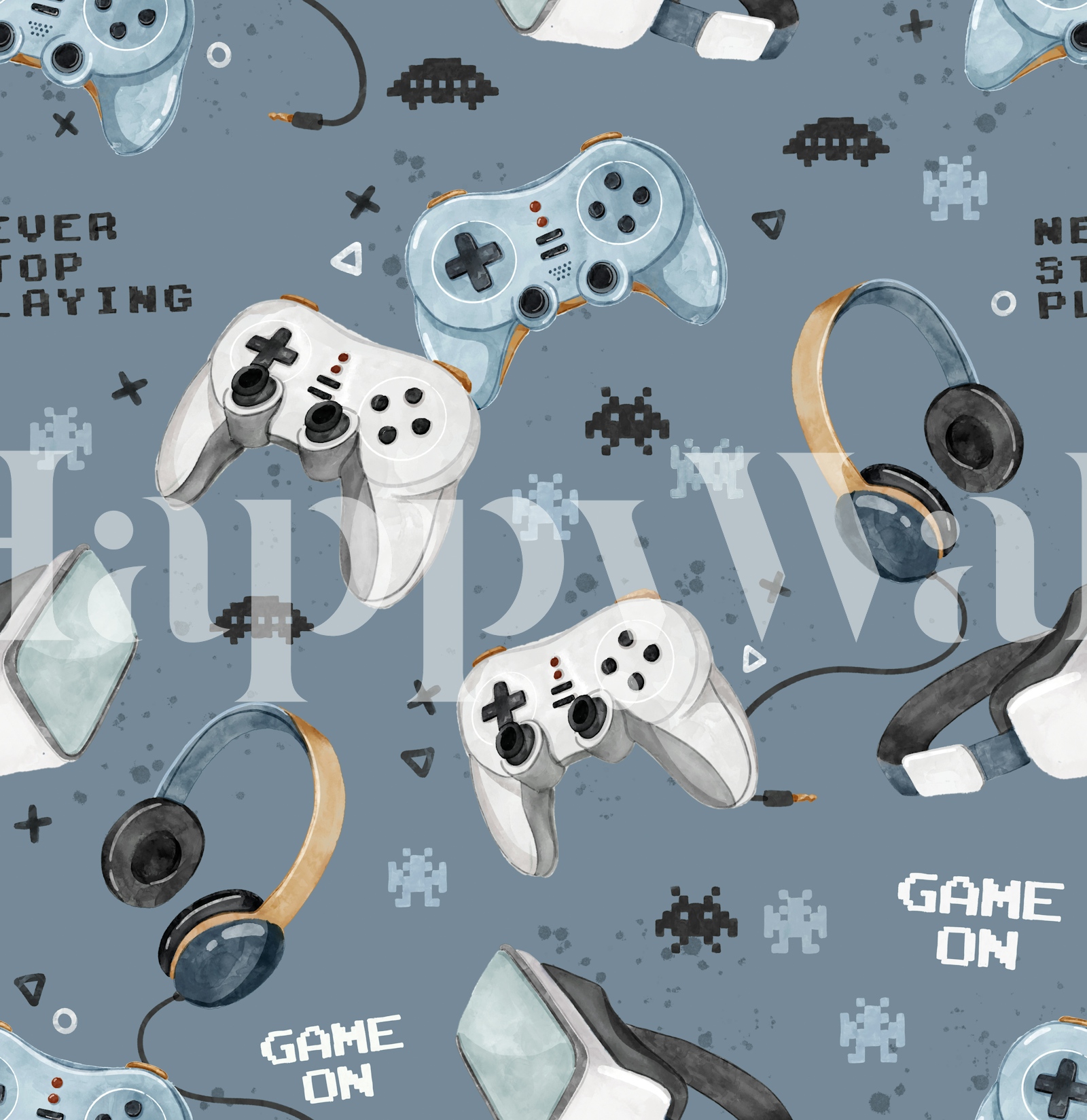 Game On Time Wallpaper | Happywall