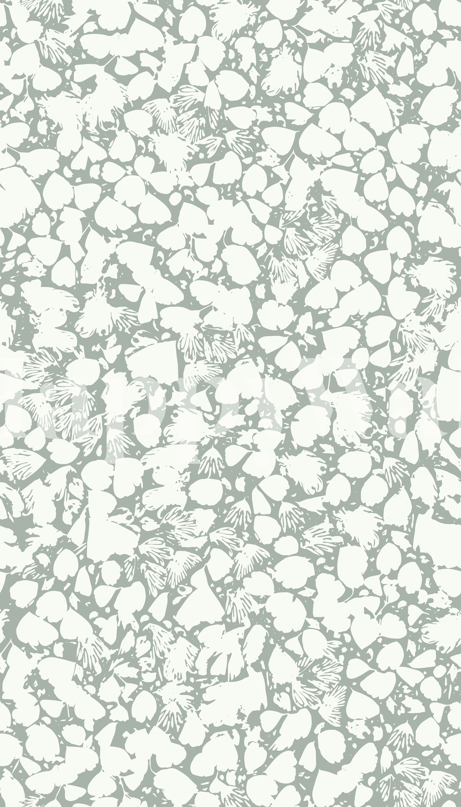Mint and White Abstract Wallpaper for Modern Decor