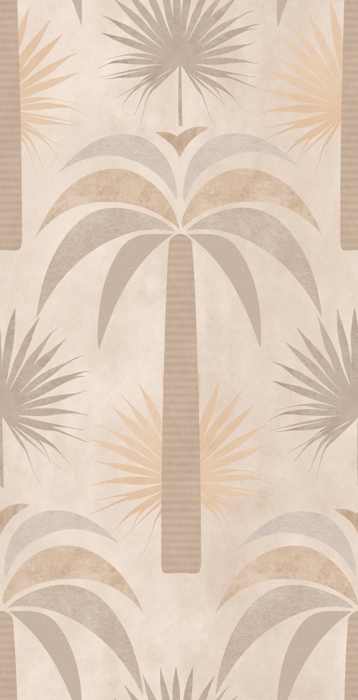 Calm Oasis Palm Tree Serenade - Happywall