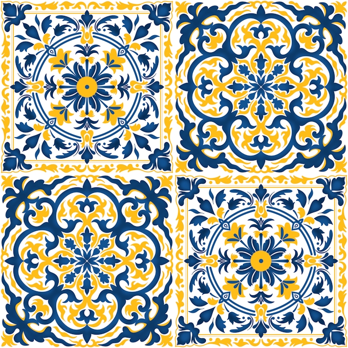 Mixed Two Ceramic Tiles 2 - Happywall