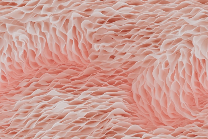 Intricate Pink Organic Coral Texture Wallpaper