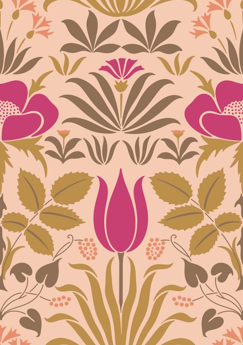 Vintage The Anselm pattern 4 - Happywall