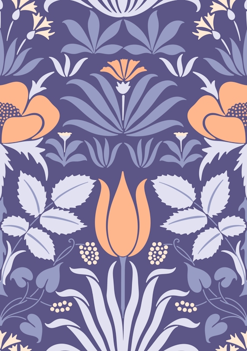 Vintage The Anselm pattern 5 - Happywall