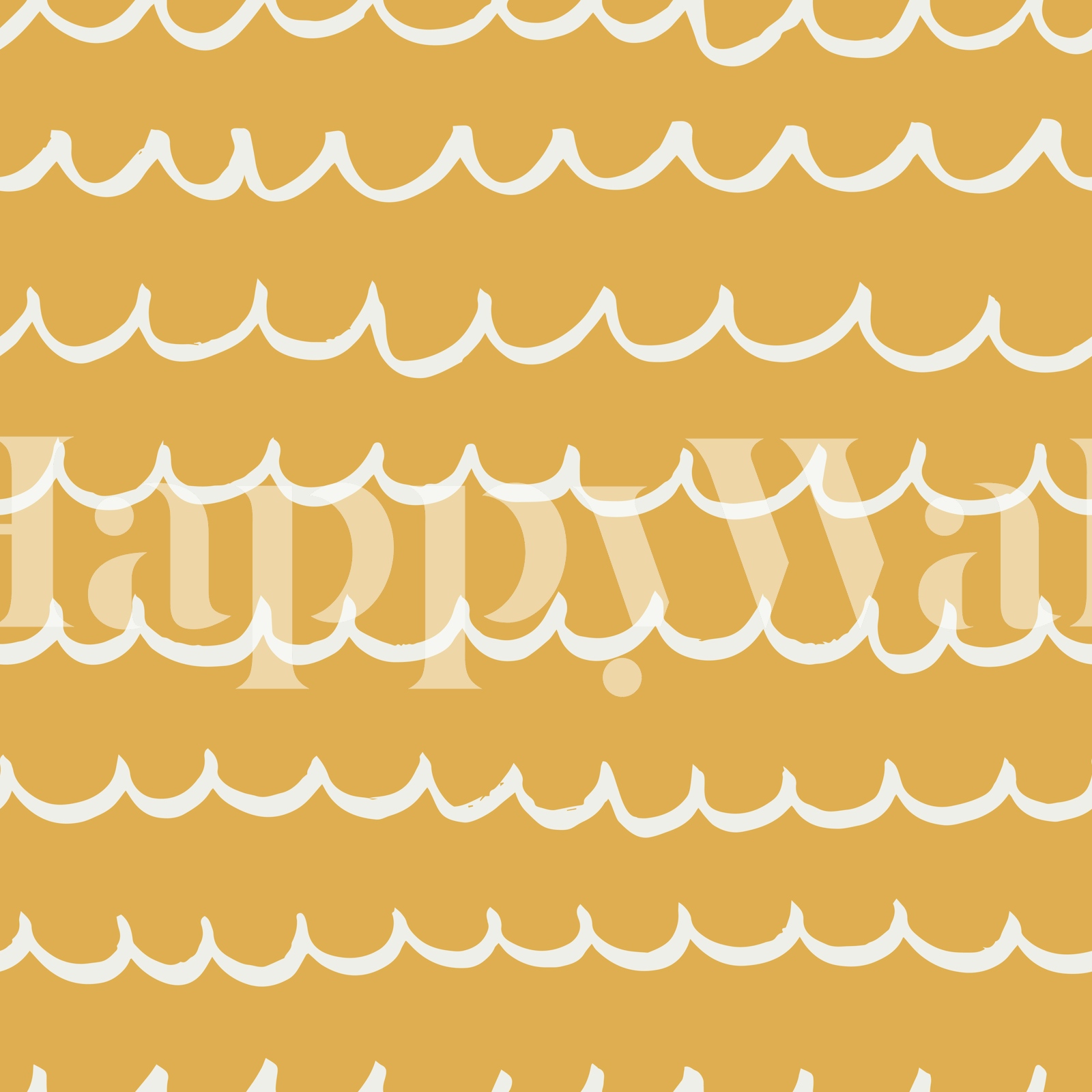 Yellow Waves Wallpaper for Modern Living