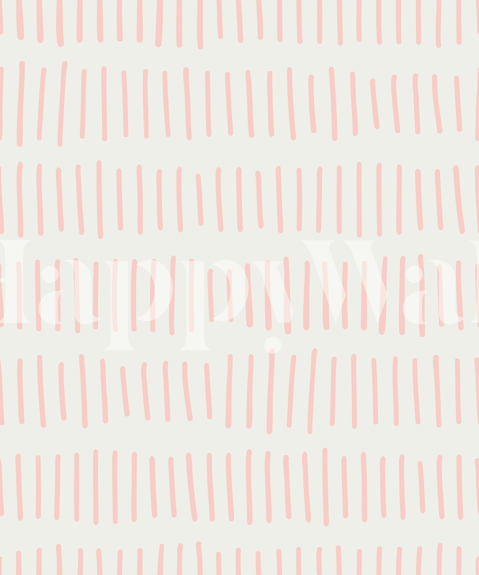 Vertical Marks White Light Pink - happywall.com