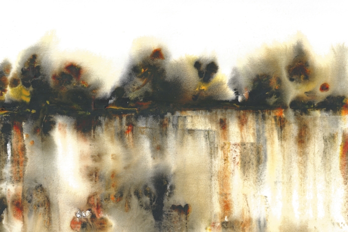 Dark Abstract Forest Wallpaper