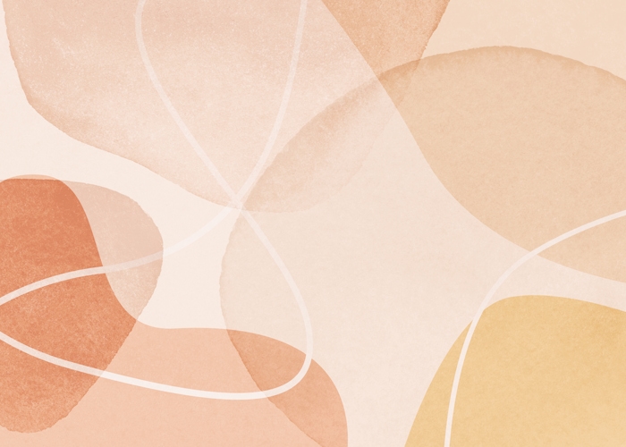 Beige Peach Abstract Flow Wallpaper