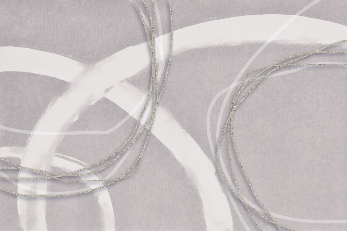 Abstract Grey Line Work Wallpaper