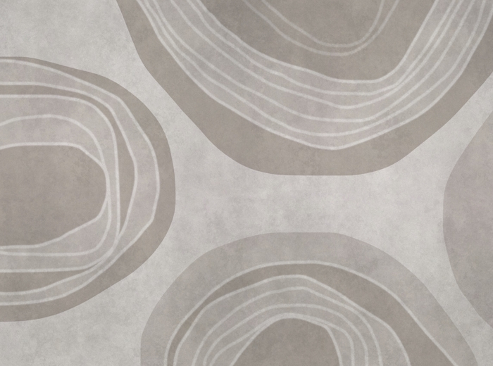 Neutral Abstract Circle Wallpaper for Modern Homes