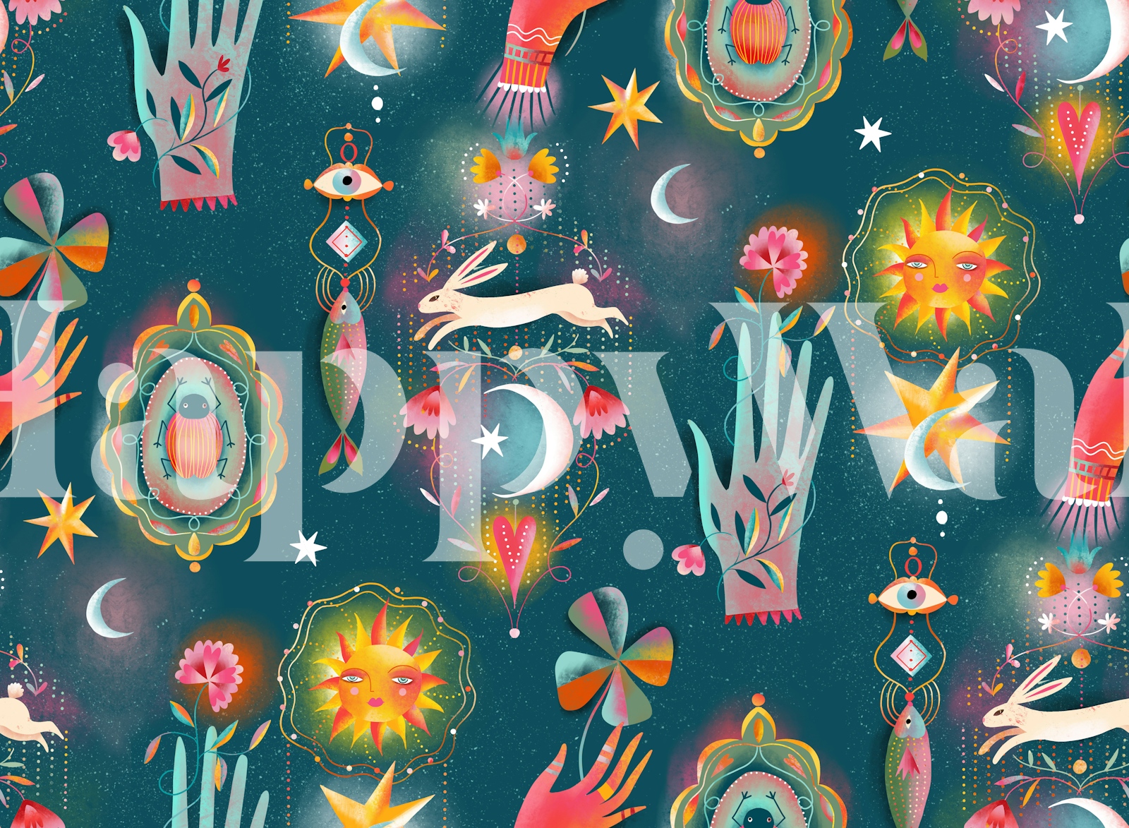 Colorful Magical Talisman Wallpaper