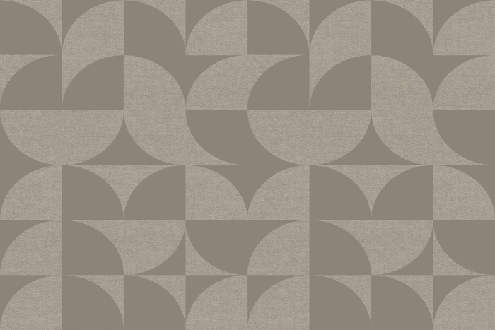 Large Tan Mid-Century Geometric Wallpaper