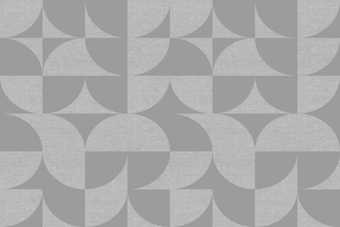 Gray Mid Century Modern Geometric Shapes Wallpaper Happywall
