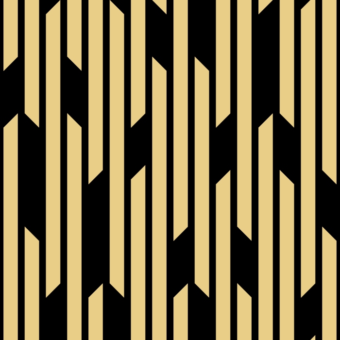 Art Deco Gatsby Stripes Gold | Happywall