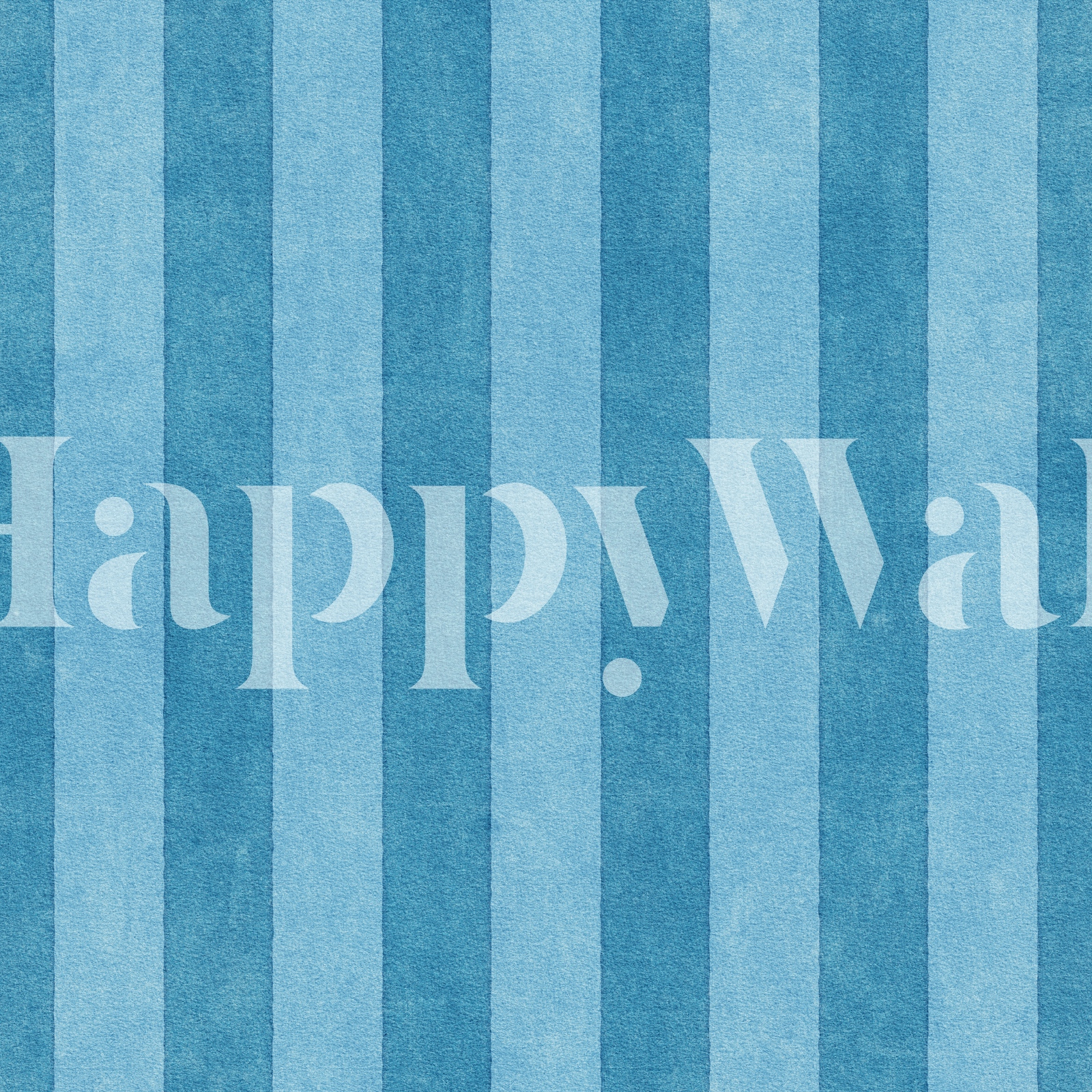 Blue Striped Wallpaper for Bedroom or Nursery