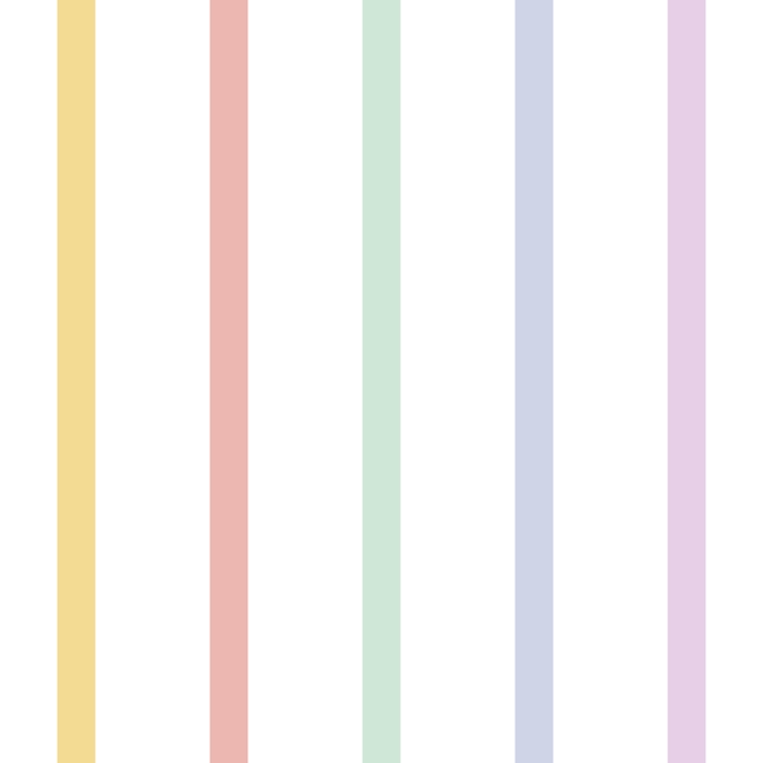 Pastel Rainbow Stripes 4 - Happywall.com