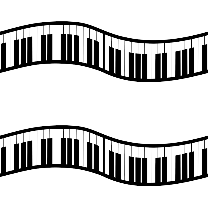 Piano Waves 3 Wallpaper | Happywall.com