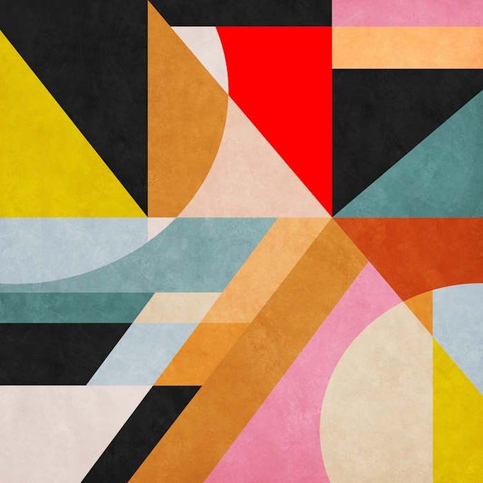 Colorful Geometric Wallpaper for Modern Decor