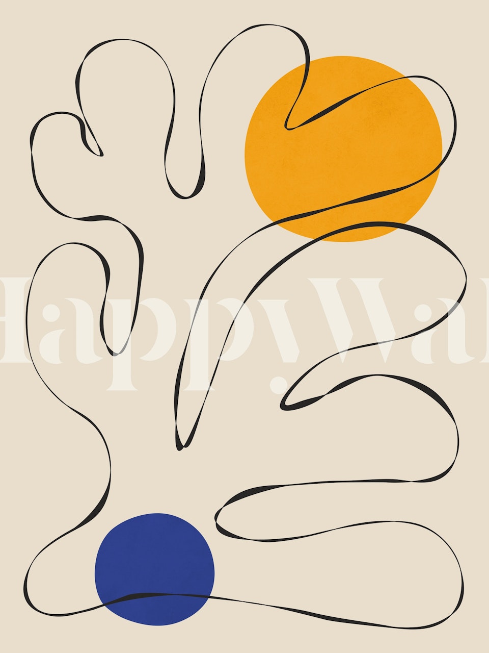 Organic Floral Wallpaper - happywall.com