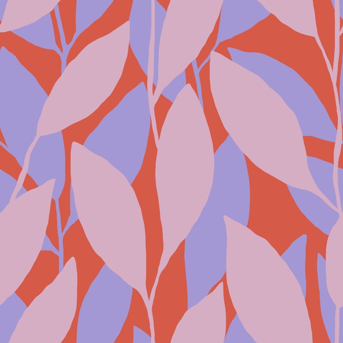 Minimal Jungle Leaves Wallpaper | happywall.com