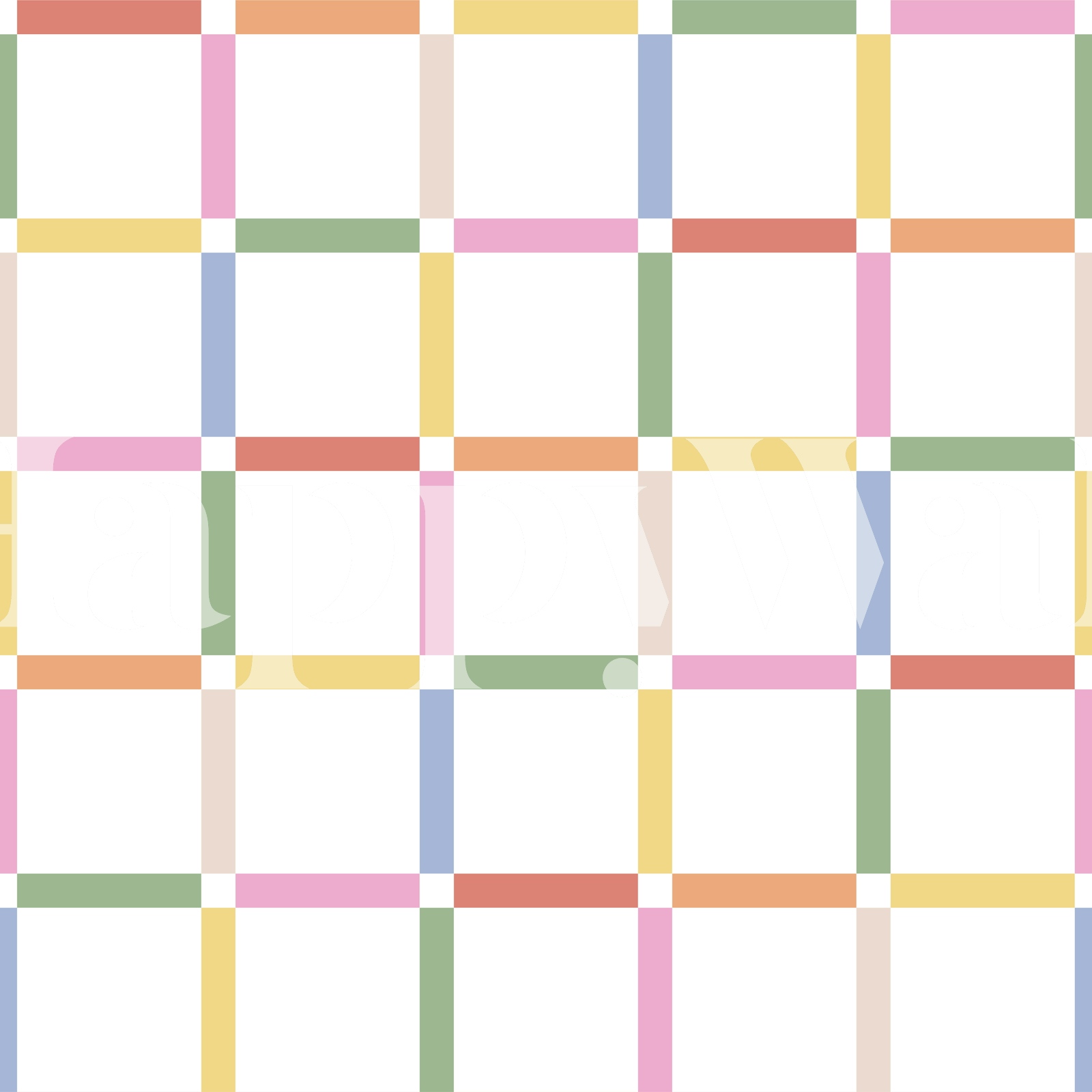 Colorful Geometric Grid Wallpaper