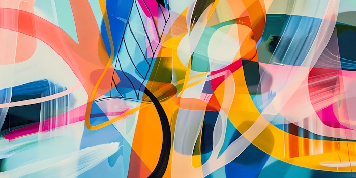 Colorful Abstract Geometric Wallpaper