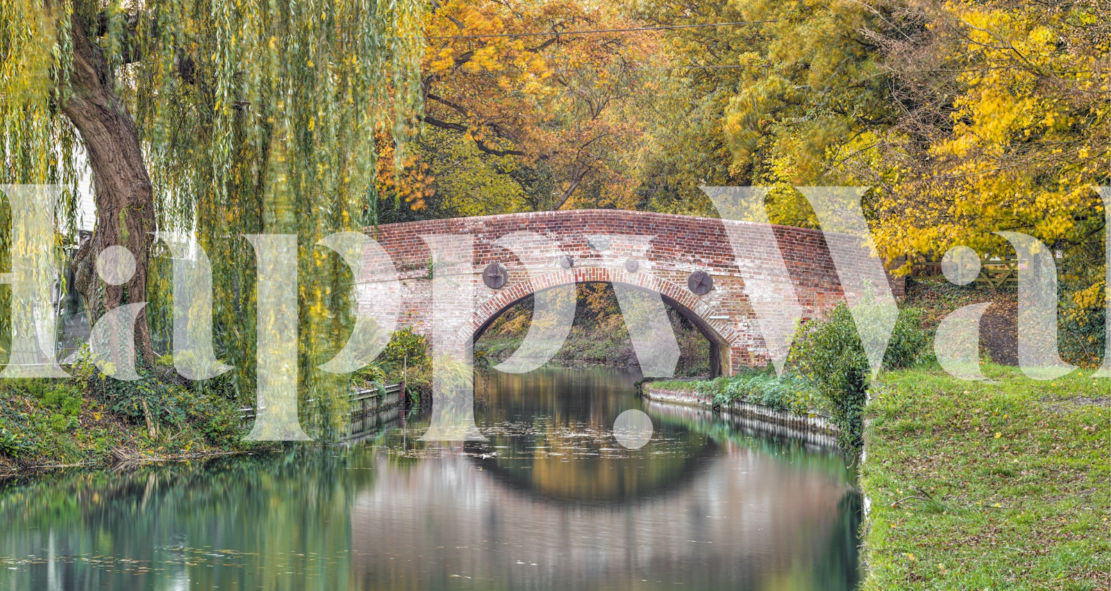 Canal Crossing Wallpaper | Happywall