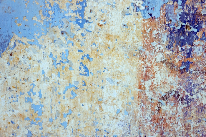 Weathered Blue Texture Wallpaper for Modern Decor
