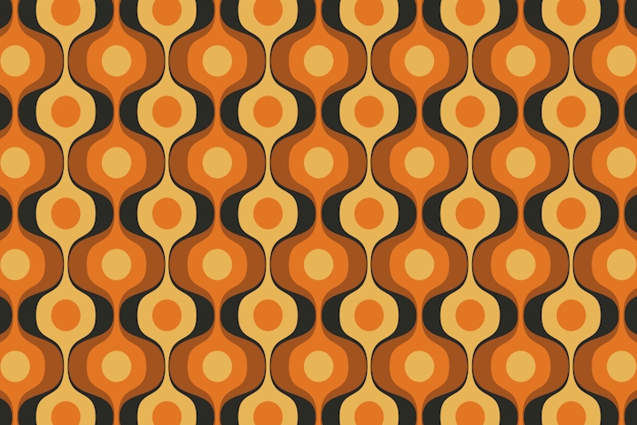 Large Abstract Geo Waves Pattern - Happywall