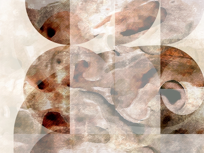 Earthy Minimalist Abstract Shapes Wallpaper