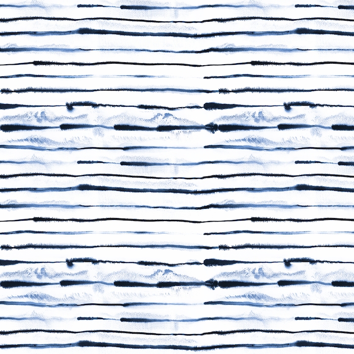Indigo Electric Ink Stripes Wallpaper for a Bold and Modern Look