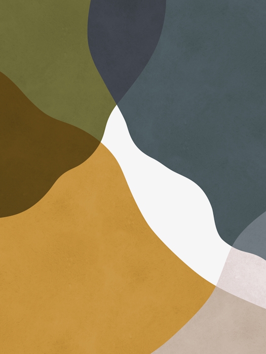 Expressive Curved Shapes Wallpaper | Happywall.com